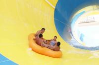 China Customized Adults Fiberglass Water Park Tornado Slide 14.6m Height for Water Park for sale