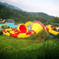 China Safety Fiberglass Backward Tantrum Valley For Aqua Park / Industrial Water Slide for sale