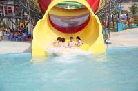 China Water Park Equipment Super Tornado Water Slide Above Ground Pool Waterslide for sale