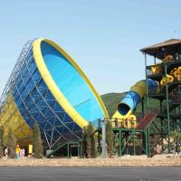 China Water Park Equipment Adult Large Water Slide 4 Persons Riding for sale