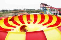 China Aqua Park Equipment Space Bowl Water Slide With High Capacity 720 Riders / h for sale