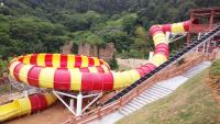 China Theme Park Equipment Space Bowl Water Slide Supper Crater Van for 2 Persons for sale