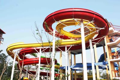 China Commercial Aquatic Playground Equipment , Large Water Slides Capacity For 720 Riders Per Hour for sale