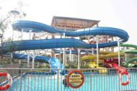 China Commercial Aquatic Playground Equipment , Large Water Slides Capacity For 720 Riders Per Hour for sale