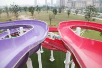 China Commercial Aquatic Playground Equipment , Large Water Slides Capacity For 720 Riders Per Hour for sale