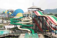 China Colorful Aqua Park Equipment , Family Rafting Water Slide For Large Water Park for sale