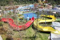 China Exciting Waterpark Equipment / Fiberglass Water Slides With 304 Stainless Steel Screw for sale