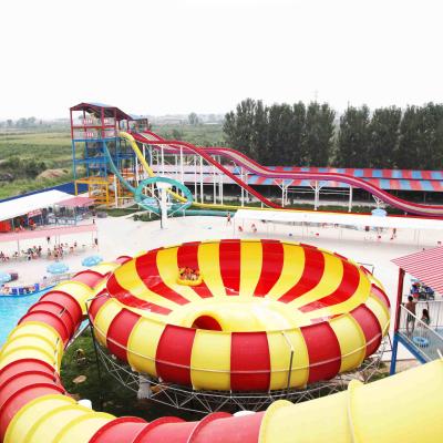 China Giant Platform Fun Aqua Park Custom Water Slides / Water Playground Equipment for sale