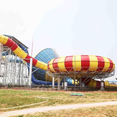 China High Speed Fiberglass Water Slides for Adventure Amusement Waterpark for sale