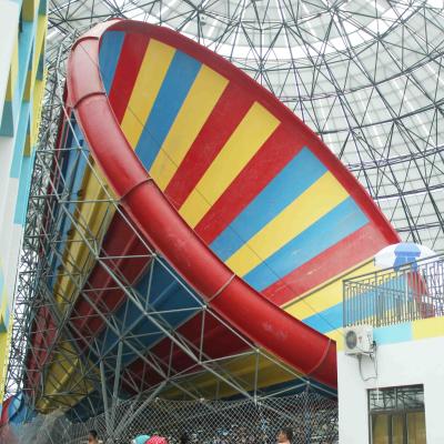 China Commercial Fiberglass Water Pool Slides / Medium Tornado Water Slide for Water Park for sale
