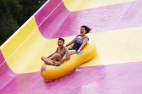 China Outdoor Fiberglass Aqua Park Equipment For 4 - 6 Persons Per Time for sale