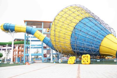 China Strong Large Tornado Fiberglass Water Slides SGS CE Certificate for Water Park for sale