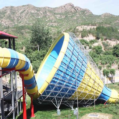 China Interesting big Fiberglass Water Slides for 4 persons / time for sale