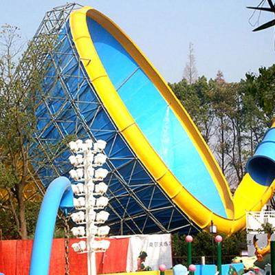 China Outdoor medium whirlwind Fiberglass Water Slides for water park sport for sale