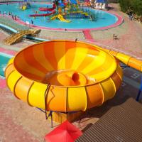 China Water Playground Equipment Fiberglass Water Slides , Super Bowl Water Slide for sale