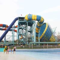 China Big Tornado Fiberglass Water Slides For Amusement Adventure Waterpark Equipment for Water Park for sale