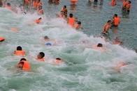China Biggest Outdoor Water Park Wave Pool Construction Strong Power for Outdoor Aqua Park for sale