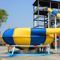 China Easy Installation Space Bowl Water Slide HT-41 Backyard Water Slide Games for sale