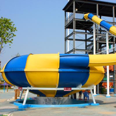 China Easy Installation Space Bowl Water Slide HT-41 Backyard Water Slide Games for sale