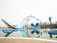 China Water Amusement Park Equipmment Swing Water Slide for Ourdoor 240 riders / h for sale