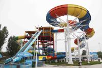 China Aquatic Playground Equipment , Large Water Slides Capacity for Family Fun in Big Water Park for sale