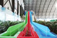 China Large - scale Custom Family Water Slides with Galvanized steel Material for sale