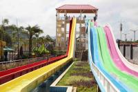 China FPR Custom Water Slides OEM Extreme Water Slide With Steel Structure Material for sale