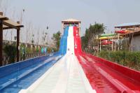China 4 Lanes GRP Custom Water Slides / Amusement Park Water Slides for Adults for sale