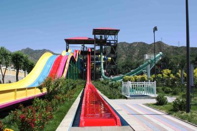China Commercial water slides for children , Outdoor Playground Equipment for Water Park for sale