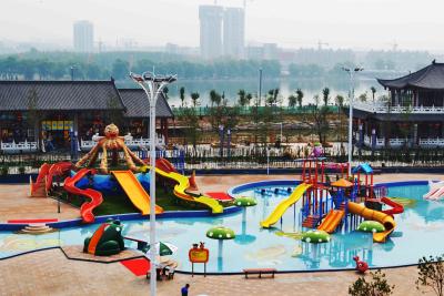 China Commercial Playground Equipment Open Close Style Body Slides For Kids in Water Park for sale
