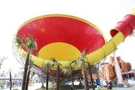 China Water Park Equipment Super Tornado Water Slide Above Ground Pool Waterslide for sale