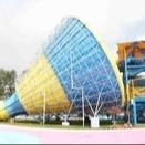 China FRP Aqua Water Theme Parks For Adult / Customized Tornado Slide 16m Platform Height for sale