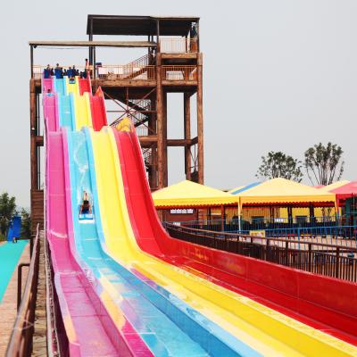 China Playground Equipment Fiberglass Product With Stainless Steel Slides HT-06 for sale