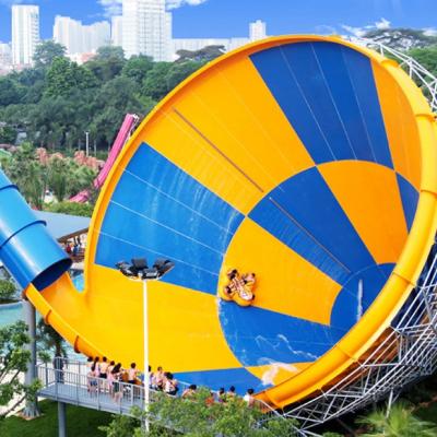 China Funny Giant Fiberglass Water Slides , Super Tornado Water Slide 720rider/H Capicity for sale