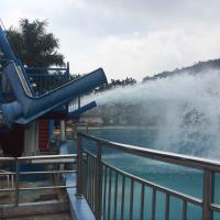 China Commercial Funny Free Fall Water Slide 1.2m Platform Height For Water Theme Parks for sale