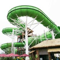 China Commercial Anaconda Fiberglass Water Slides For Adventure Amusement Waterpark for sale