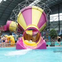 China Children waterslide above ground pool water slide for family interactive water play for sale