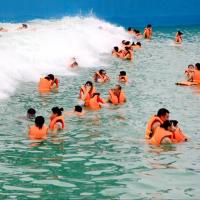 China Customized Popular Water Park Wave Pool Machine For Large Water Park for sale