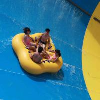 China Customized Adults Fiberglass Water Park Tornado Slide 14.6m Height for Water Park for sale