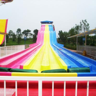 China 13m Rainbow Custom Water Slides For 6 Guests Per Time , Amusement Park for sale