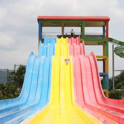 China High Speed Custom Water Slides , Adults Fiberglass Free Fall Slide For Giant Water Park for sale