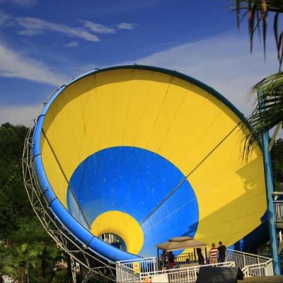 China FRP Aqua Park Equipment For Adult , Customized Tornado Slide / Fiberglass Water Slide for sale