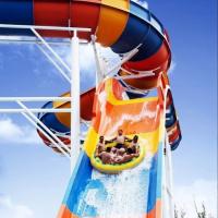 China Durable Fiberglass Water Slide For Family Interactive Water Fun In Water Park for sale