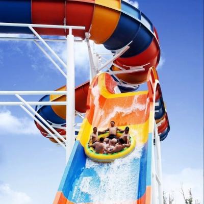 China Durable Fiberglass Water Slide For Family Interactive Water Fun In Water Park for sale