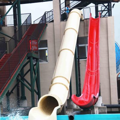 China Galvanized Carbon Steel Custom Water Slides Raft Slide , 6-8mm Slide Body for sale