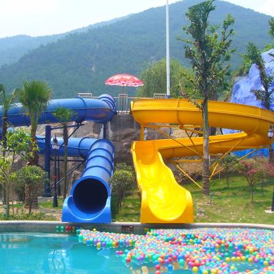 China Custom Combination Fiberglass Kids Water Slides for Theme Water Park for sale