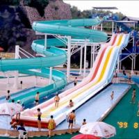 China SGS Approval Huge Theme Park Adult Water Slides In Water Parks , Blue for sale