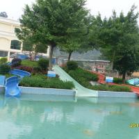 China 2m Height Fiberglass Kids' Water Slides, Mountain Slide For Children, Parent-child Water Park for sale
