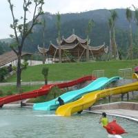 China 2m Height Fiberglass Kids' Water Slides, Mountain Slide For Children, Parent-child Water Park for sale