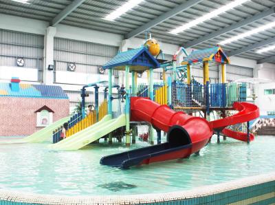 China Water House Aqua Park Games Platform 21*18*9m With Water Slide For Family Fun for sale